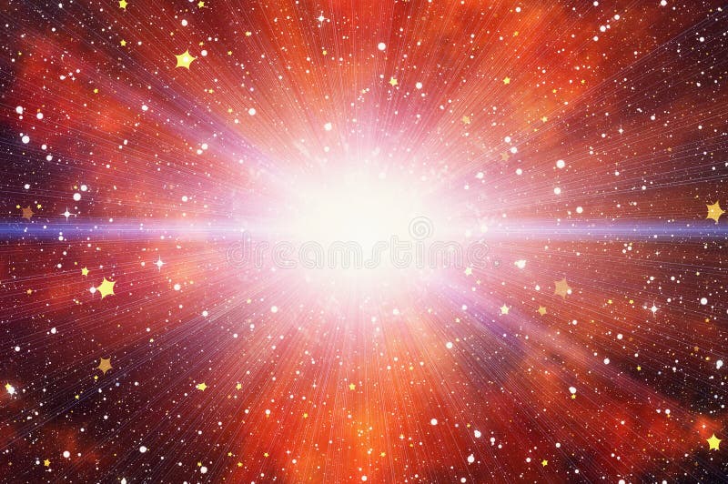 White Flash on a Blue Space Backgrounds Stock Image - Image of nebula ...
