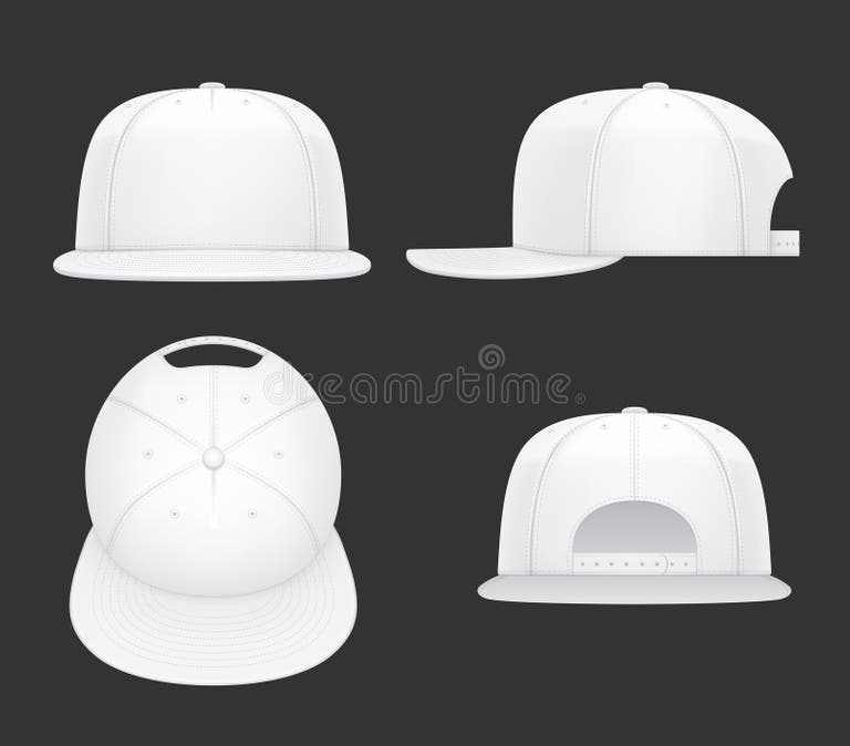 Flat Bill Hat Template Stock Illustrations – 41 Flat Bill Hat Template ...