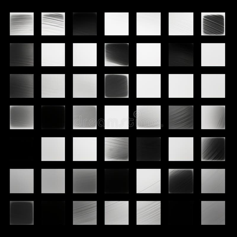 Abstract 4x4 Grid with Alternating Black and White Squares Stock ...