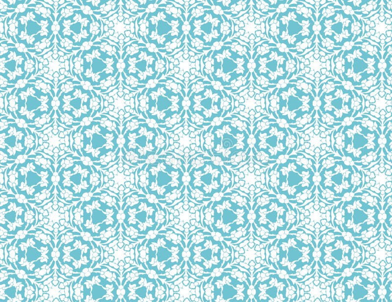 White floral pattern stock vector. Illustration of fabric - 45010638