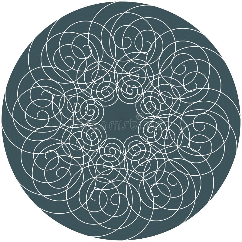 White Florid Pattern Vector Image CDR X6 Stock Vector - Illustration of ...