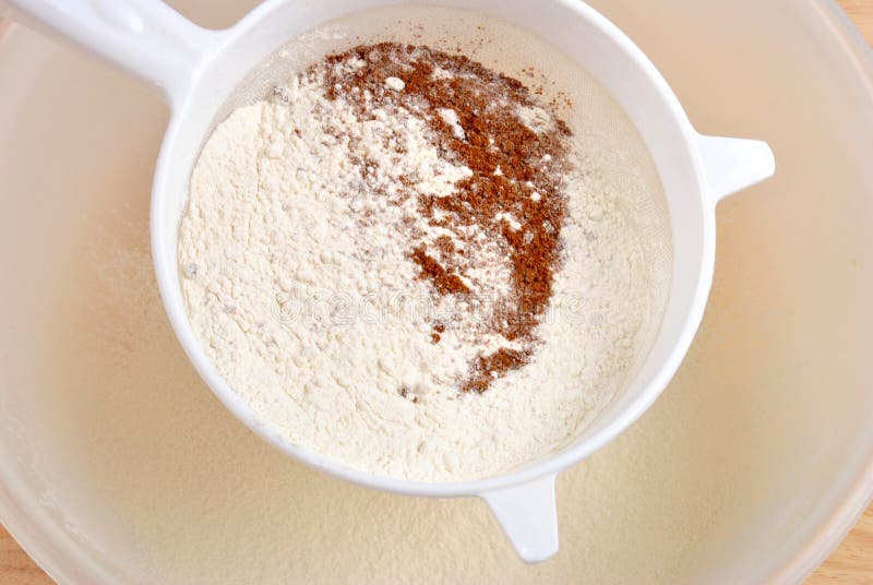White Flour with Some Baking Ingredients Stock Photo - Image of flour ...
