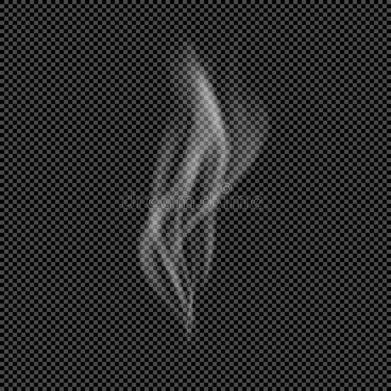White Flow of Smoke from Smoking Isolated on Transparent Background ...