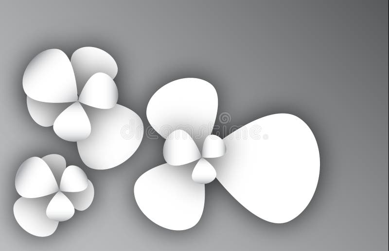 White flower design stock illustration. Illustration of abstract - 98346501