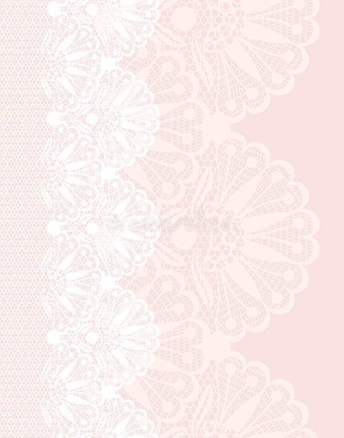 White flower lace border stock vector. Illustration of elegant - 58851735
