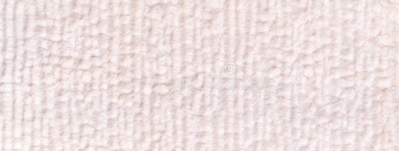 White Fluffy Background of Soft, Fleecy Cloth. Texture of Cream Pastel ...