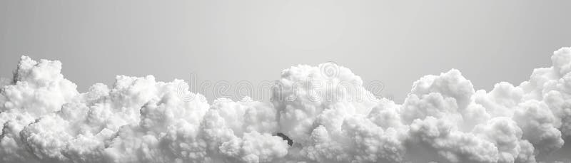 White Fluffy Cloud Cutout with Transparent Background Stock ...