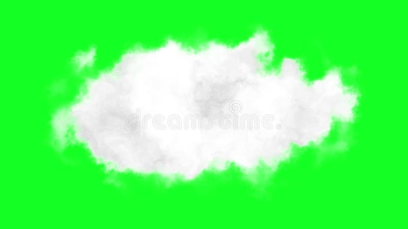 Cloud Green Screen Animeted Video Stock Video - Video of summer ...