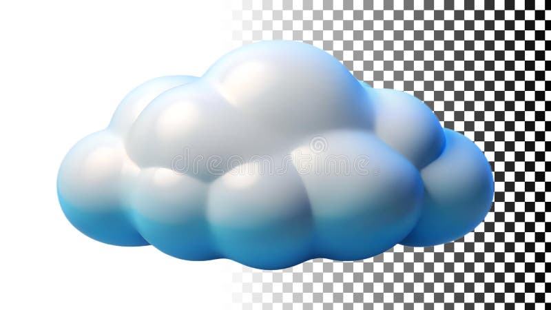 White Fluffy Cloud, Soft Cloudscape, Sky Element, Weather Cloud ...