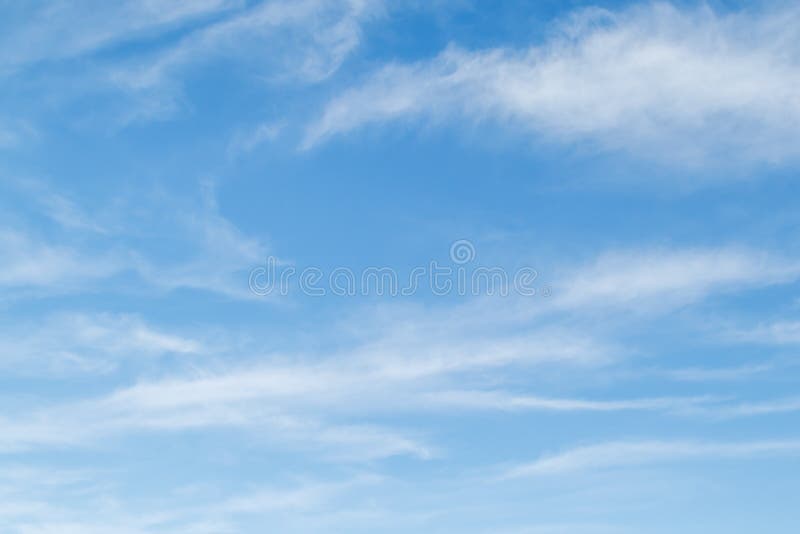 White Fluffy Clouds in the Blue Sky. Blue Sky Background and White ...