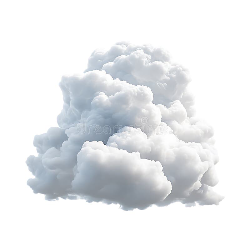 White Fluffy Cumulus Cloud Image HighResolution Nature Background ...