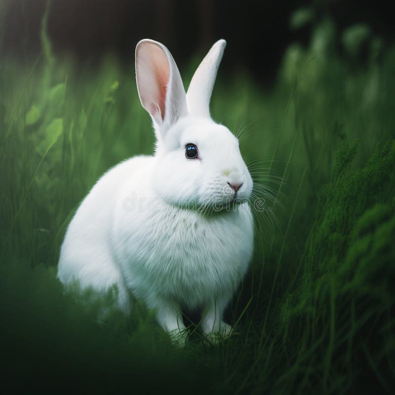 Rabbit Eating Grass Stock Illustrations – 151 Rabbit Eating Grass Stock ...