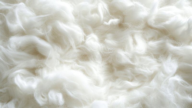 White Fluffy Wool Texture Background Stock Illustration - Illustration ...