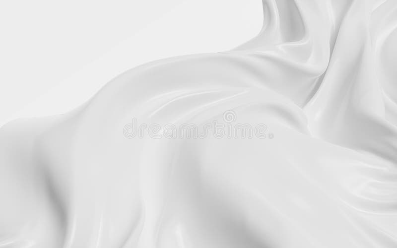 White Flying Clothes, 3d Rendering Stock Illustration - Illustration of ...