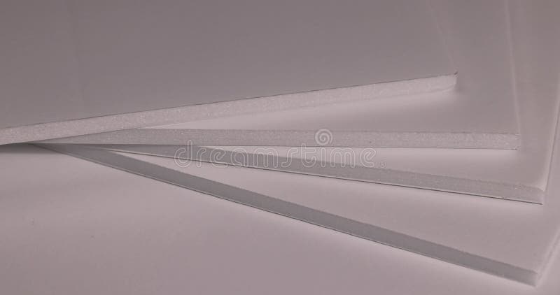 Modern White Paper and Foam Material for Creative Work Stock Footage ...