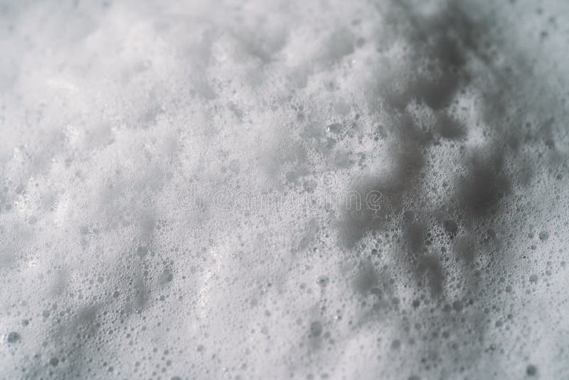 White Foam with Bubbles Texture, Soap, Detergent or Shampoo or Cleanser ...