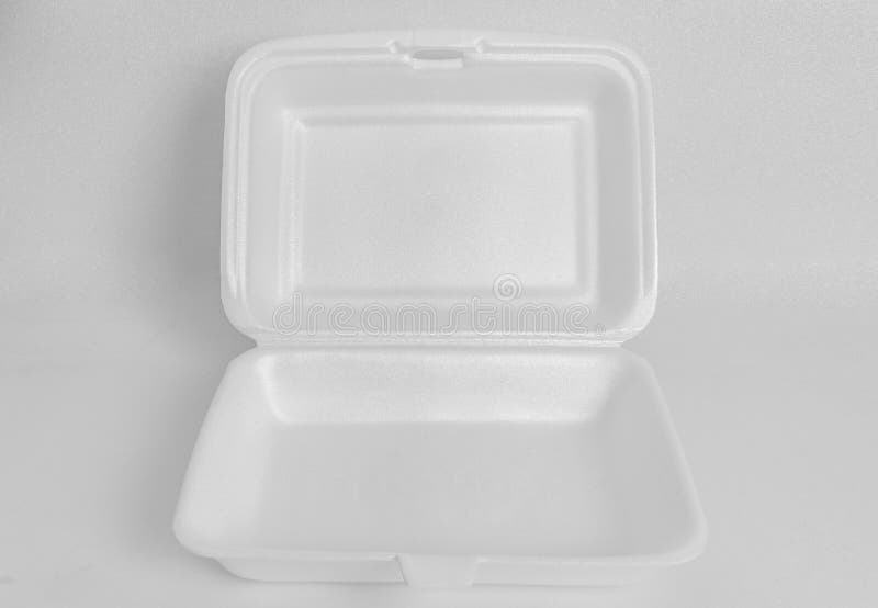 White foam food containers stock image. Image of containers - 127904719