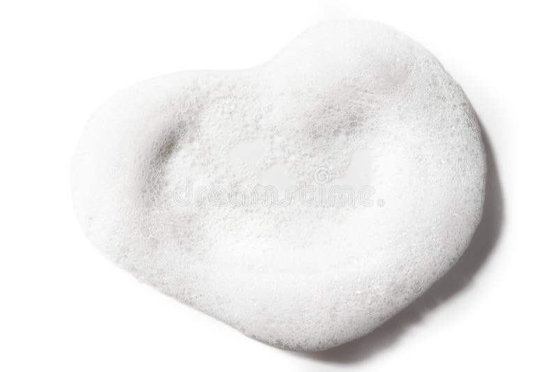 White foam sample drop stock photo. Image of sample - 355261630