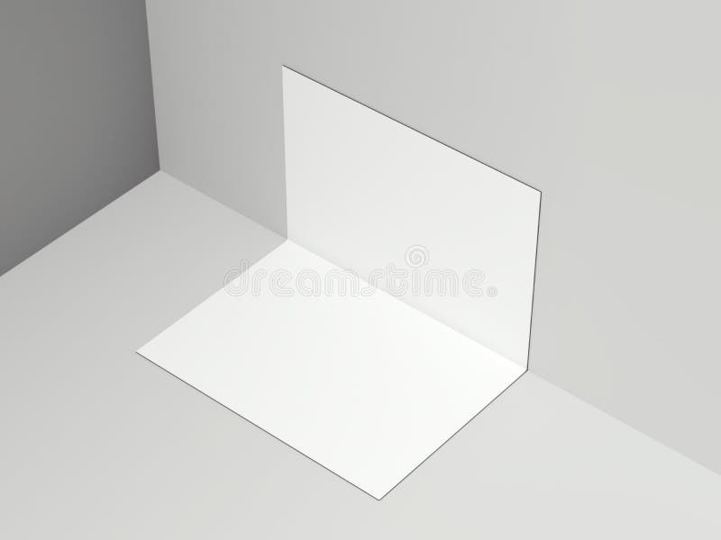 White Folded Sheet 3d Rendering Stock Illustrations – 342 White Folded ...