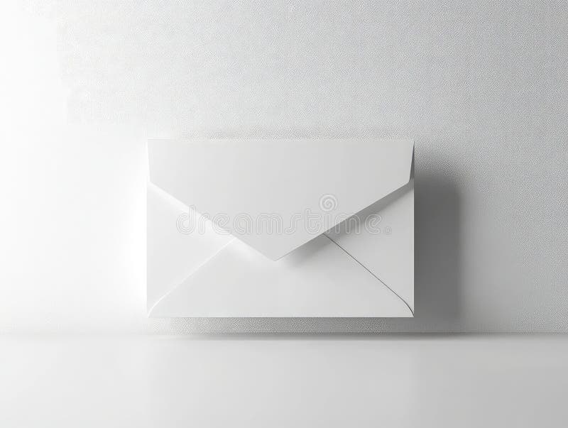 White Folder Icon on White Surface Stock Illustration - Illustration of ...