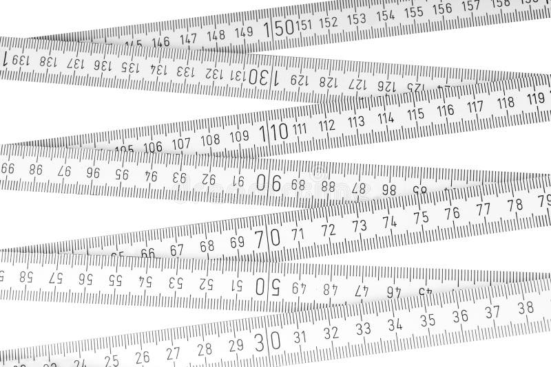 White folding ruler stock image. Image of measure, length - 77413113