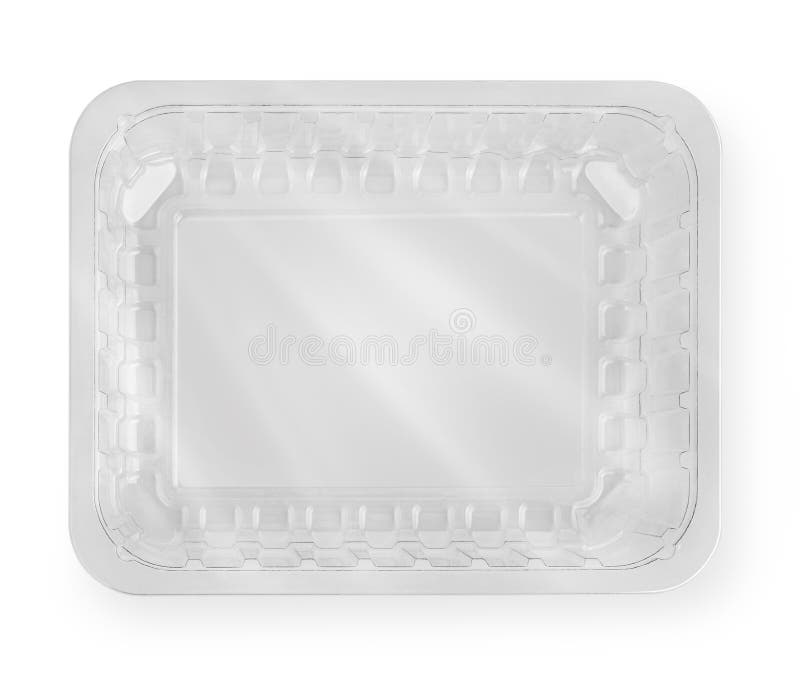 White Food Polystyrene Packaging Stock Photo - Image of horizontal ...