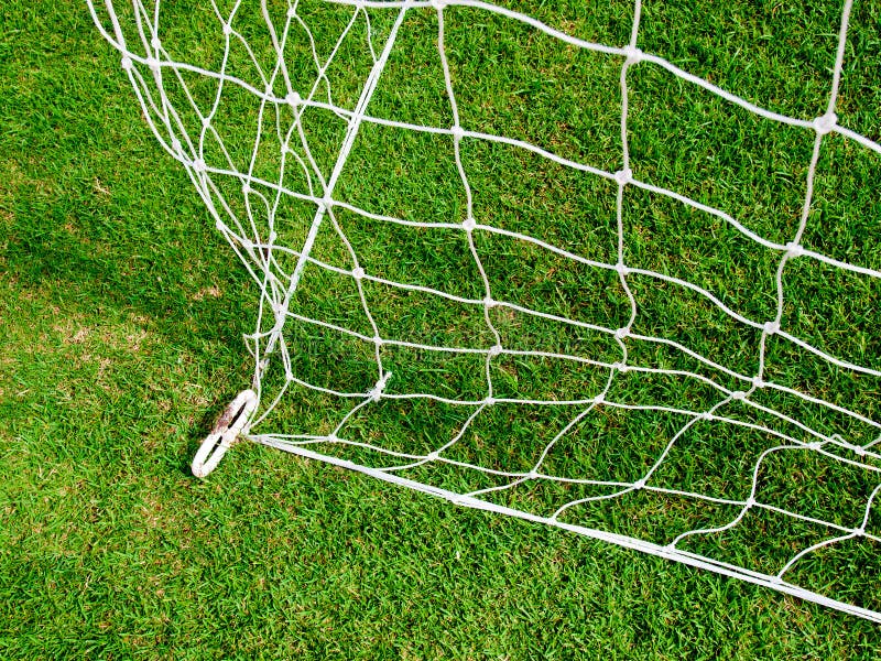 White football net stock image. Image of player, corner - 25513299