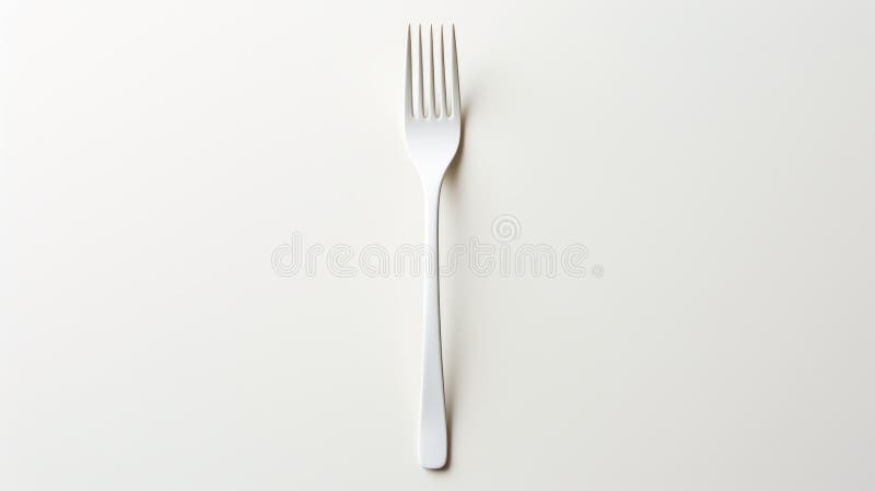 White Fork on White Surface: a Surrealistic Blend of Weirdcore and ...