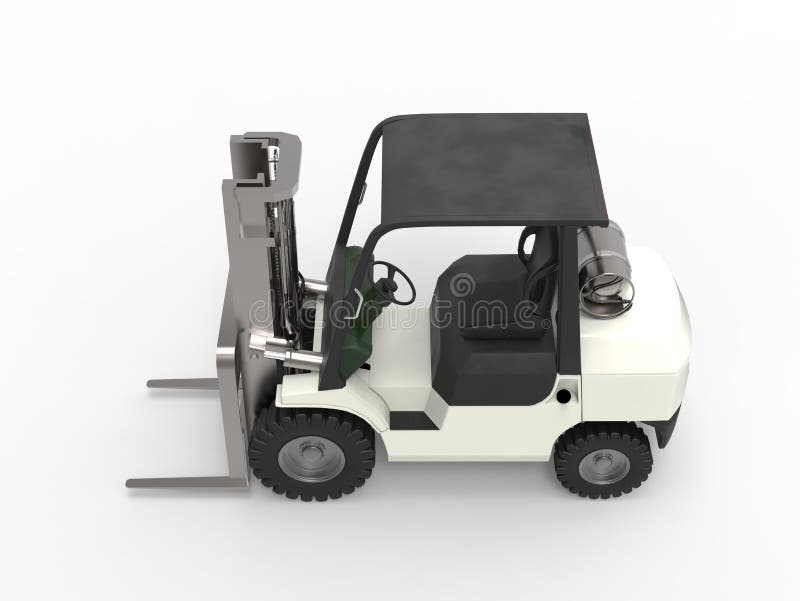 Forklift Top View Stock Illustrations – 136 Forklift Top View Stock ...
