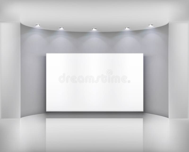 White frame stock vector. Illustration of portfolio, gray - 25558373