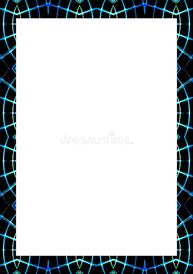 Blank Frame with Lion Sculpture Borders Stock Photo - Image of template ...