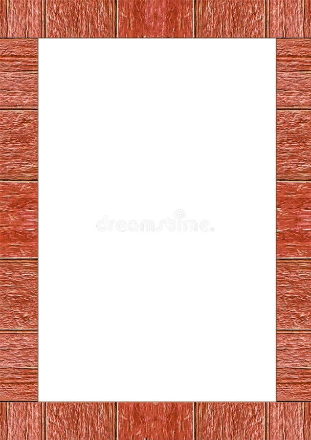 Portrait Background with Wooden Borders Stock Image - Image of ...
