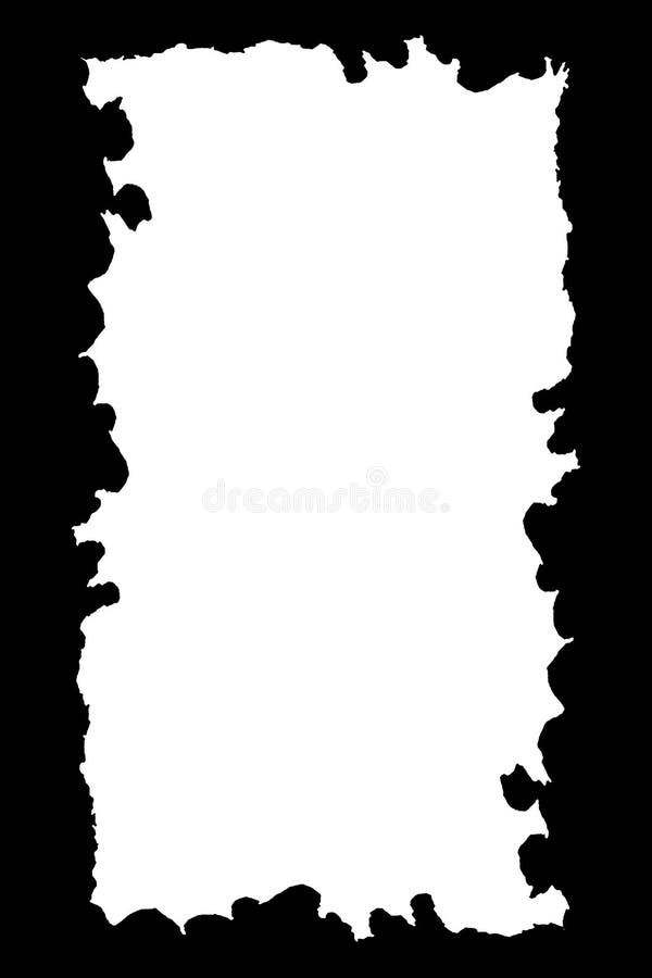 White Background with Irregular Shapes Borders Stock Image - Image of ...