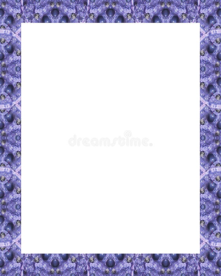 White Frame with Decorated Borders Stock Illustration - Illustration of ...