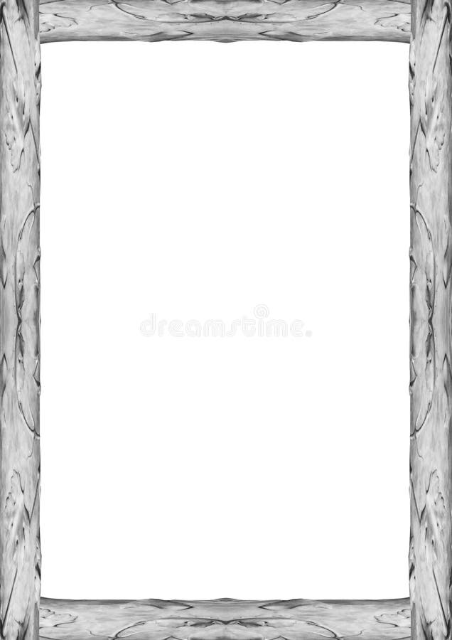 White Frame with Decorated Borders Stock Photo - Image of white ...
