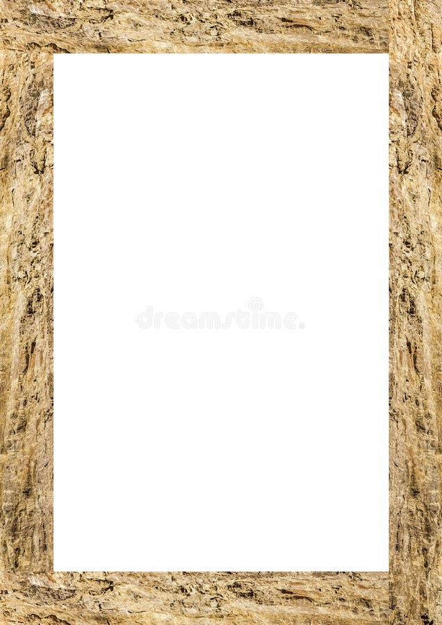 White Frame with Decorated Texture Borders Stock Illustration ...