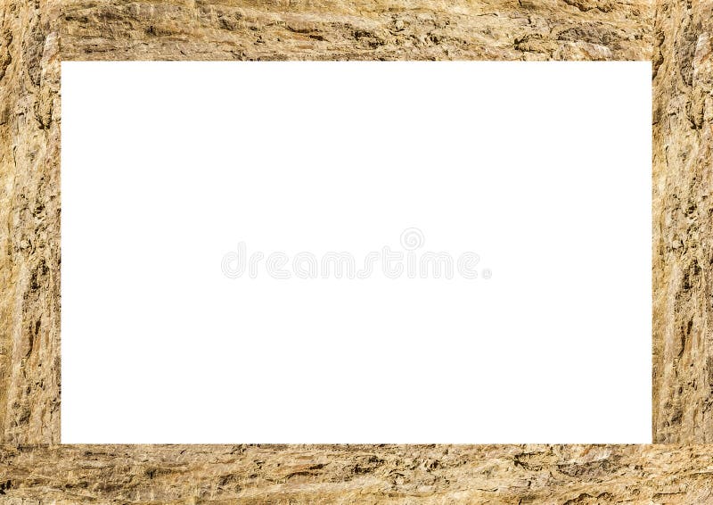 White Frame with Decorated Texture Borders Stock Photo - Image of blank ...