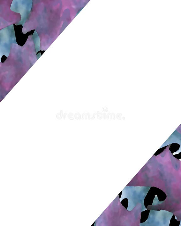 White Frame with Diagonal Borders Stock Illustration - Illustration of ...