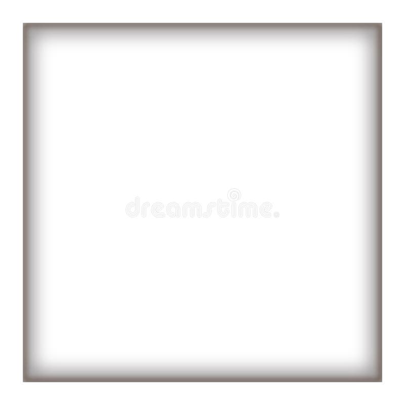 White Frame. Frame with Shadow. Vector Illustration Stock Illustration ...