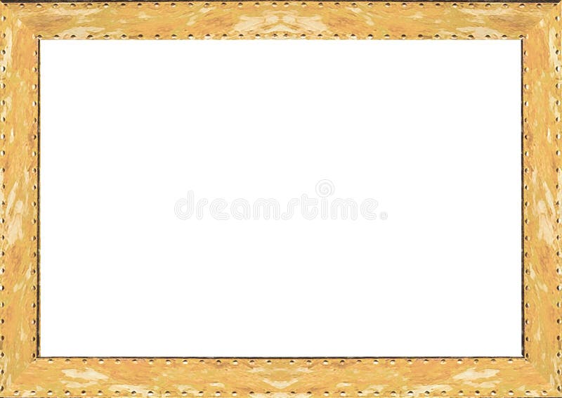 White Frame with Iron Edges Stock Photo - Image of edges, design: 215024234