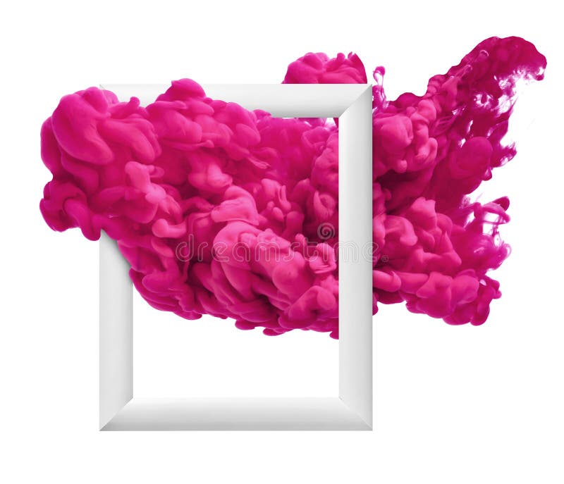 White Frame Paint Liquid Water Wood Background Image Stock Image ...