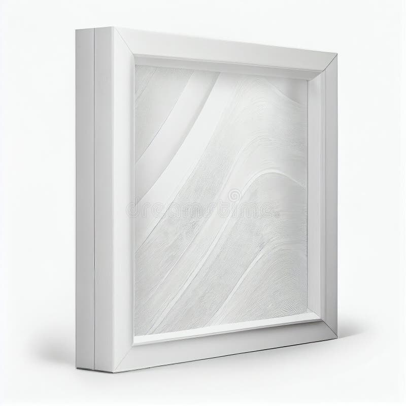White Frame, Realistic Square Frames, White Blank Picture Mockup ...