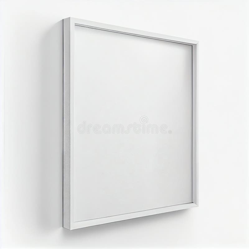 White Frame, Realistic Square Frames, White Blank Picture Mockup ...