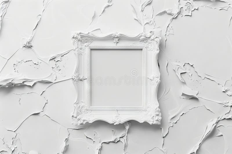 White Frame Texture Background, Realistic Square Frames, White Blank ...