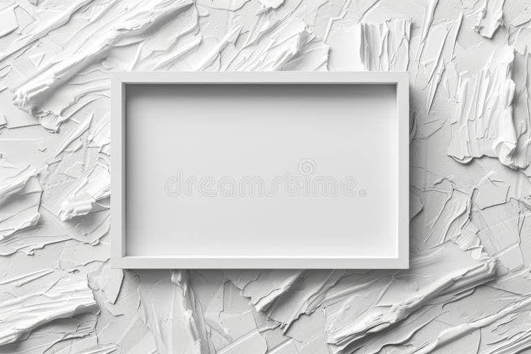 White Frame Texture Background, Realistic Square Frames, White Blank ...