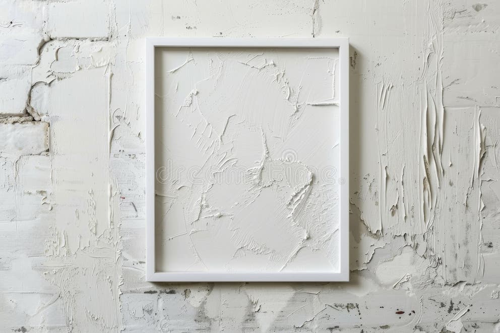 White Frame Texture Background, Realistic Square Frames, White Blank ...