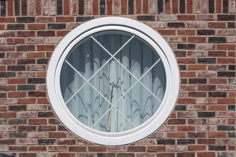 Circular Brick Window stock photo. Image of window, building - 6503404