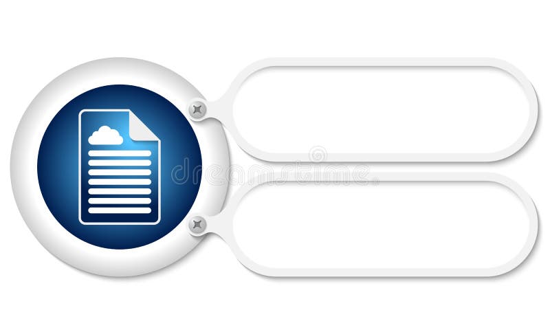 White frames stock vector. Illustration of circular, round - 50450183