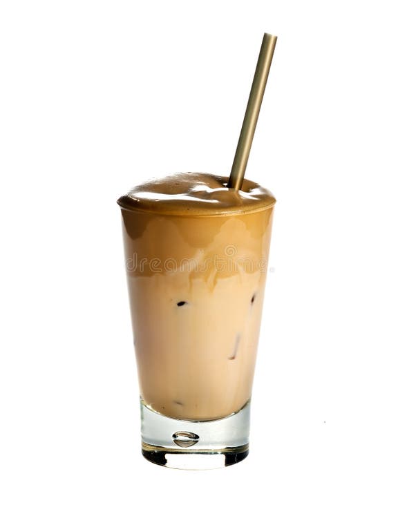 White Frappe stock image. Image of iced, glass, cool - 23868167