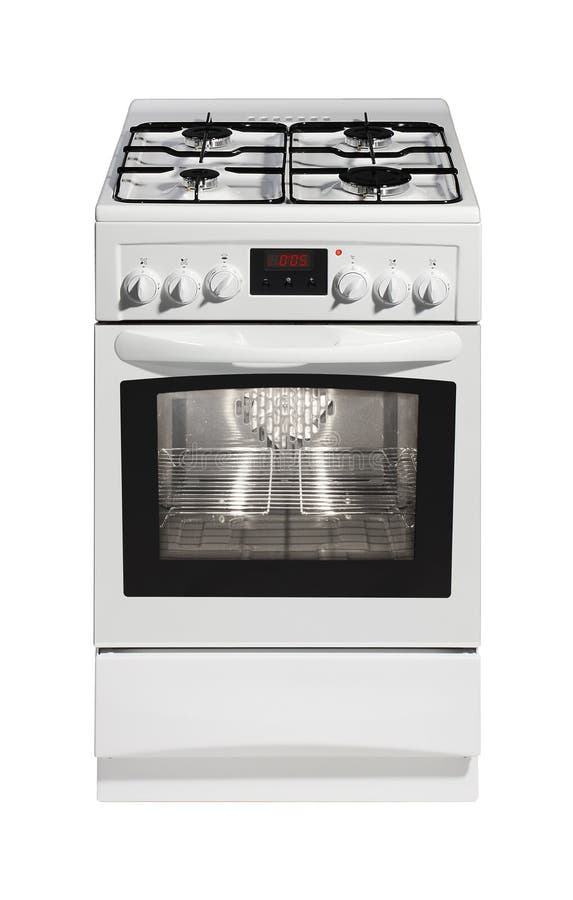 Free standing cooker stock image. Image of power, black - 19663927
